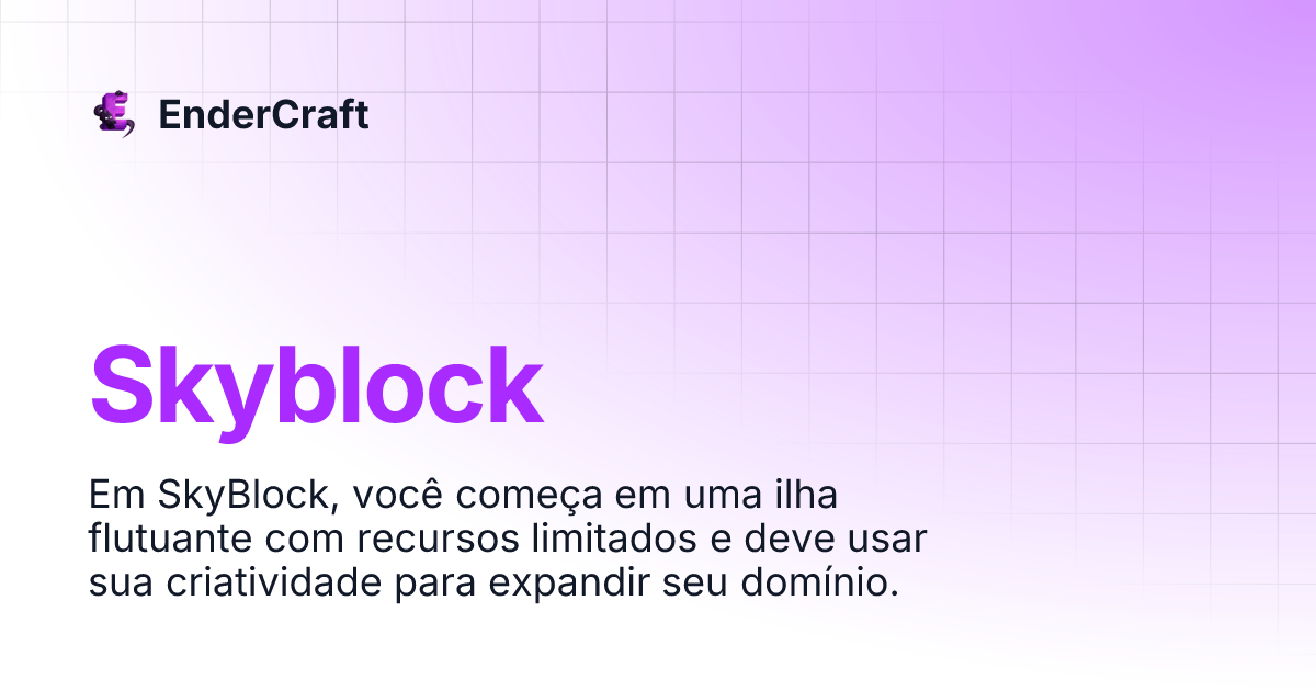 Skyblock | EnderCraft